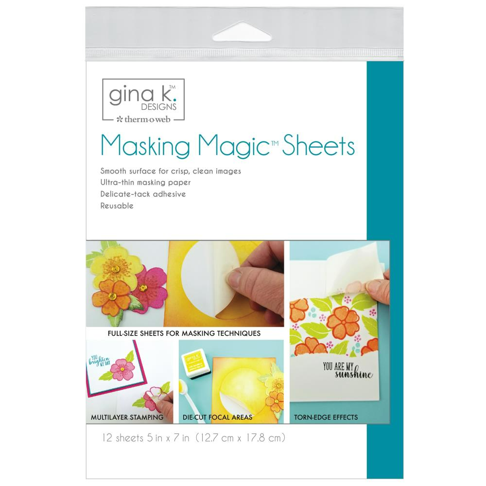 Gina K - Masking Magic Sheets 5"x7" (12 Sheets) – Embellish It