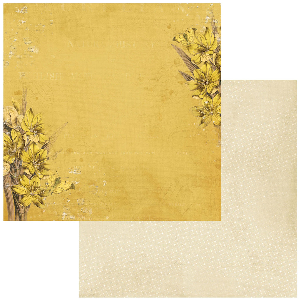 49 and Market - Color Swatch Ochre - 12x12 Paper #2 – Embellish It