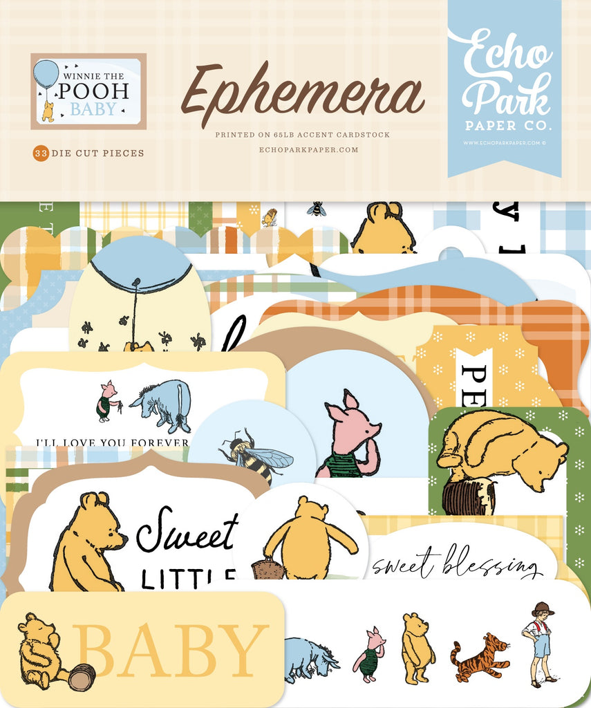 Echo Park - Winnie the Pooh Baby - Ephemera Icons – Embellish It