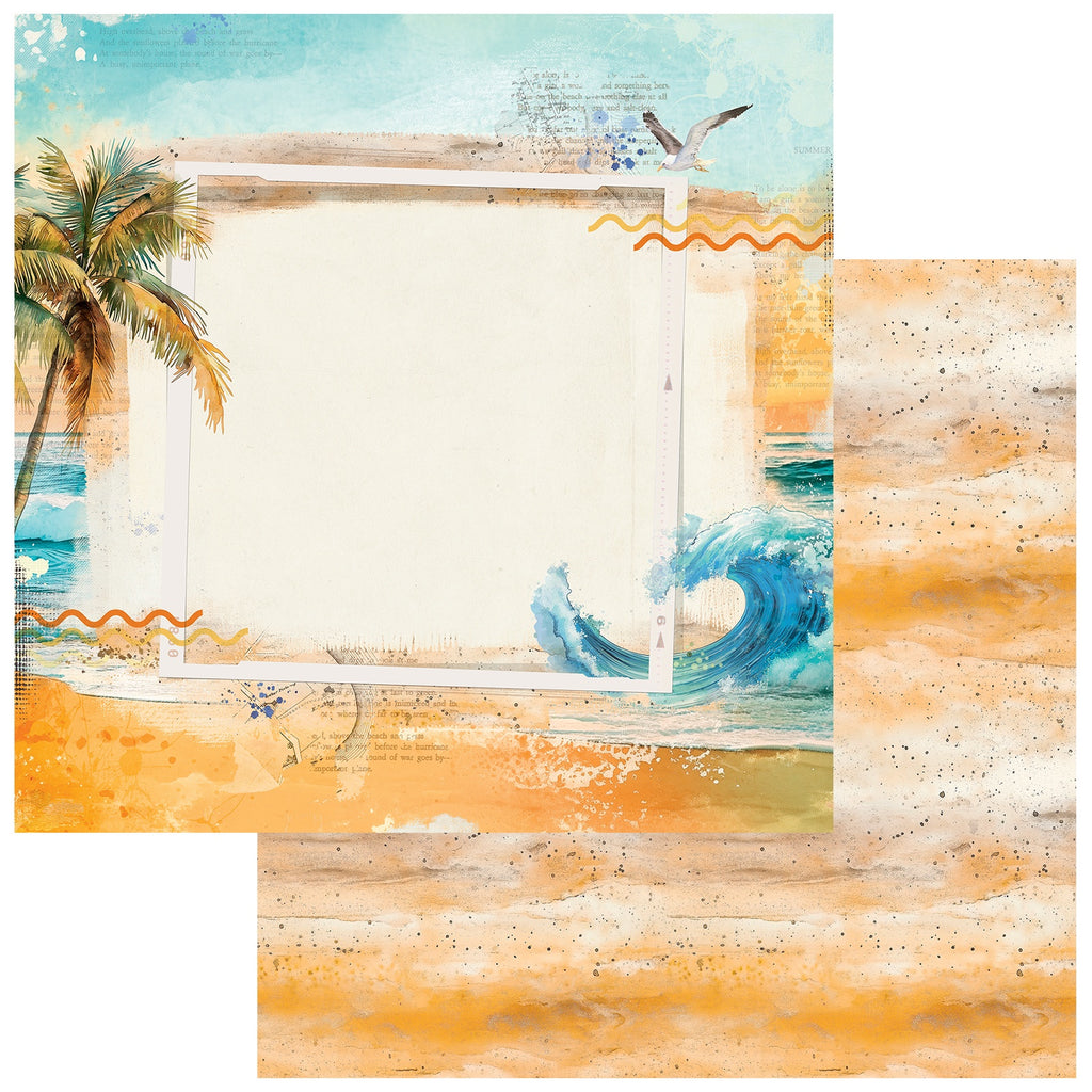 **Pre-Order** 49 and Market - Beach Vibes - 12x12 Paper "Shoreline" (E ...