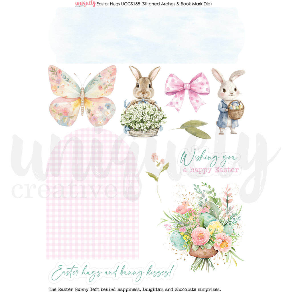 Uniquely Creative - Easter Hugs - A4 Cut-A-Part Sheet – Embellish It