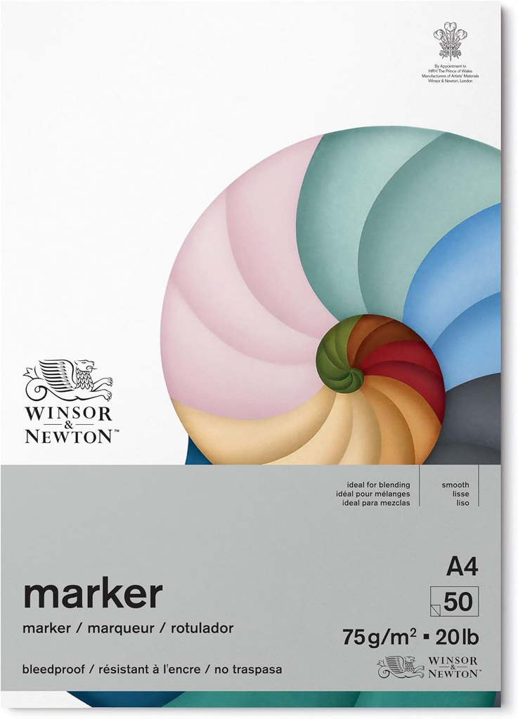 Winsor & Newton - Bleedproof Marker Paper - A4 (50pk) – Embellish It