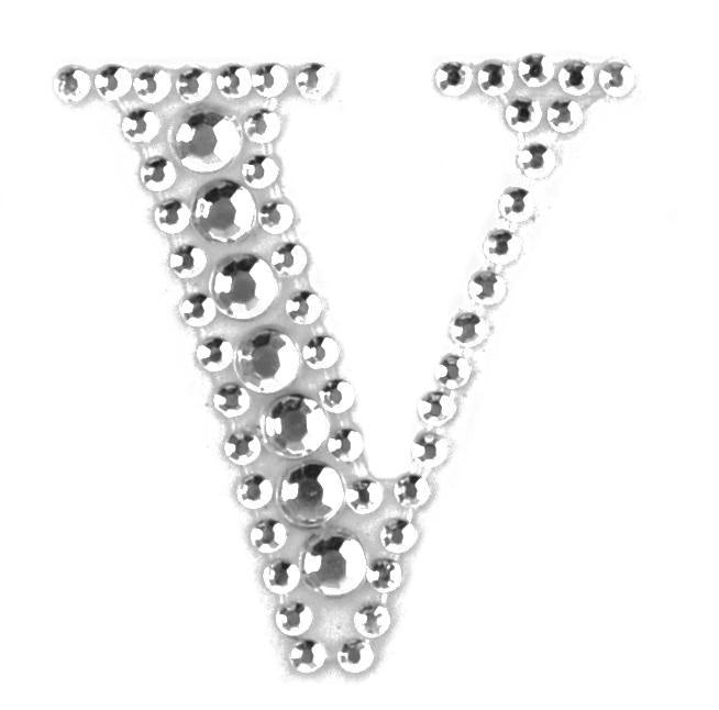 Kaisercraft Rhinestone Alphas - V – Embellish It