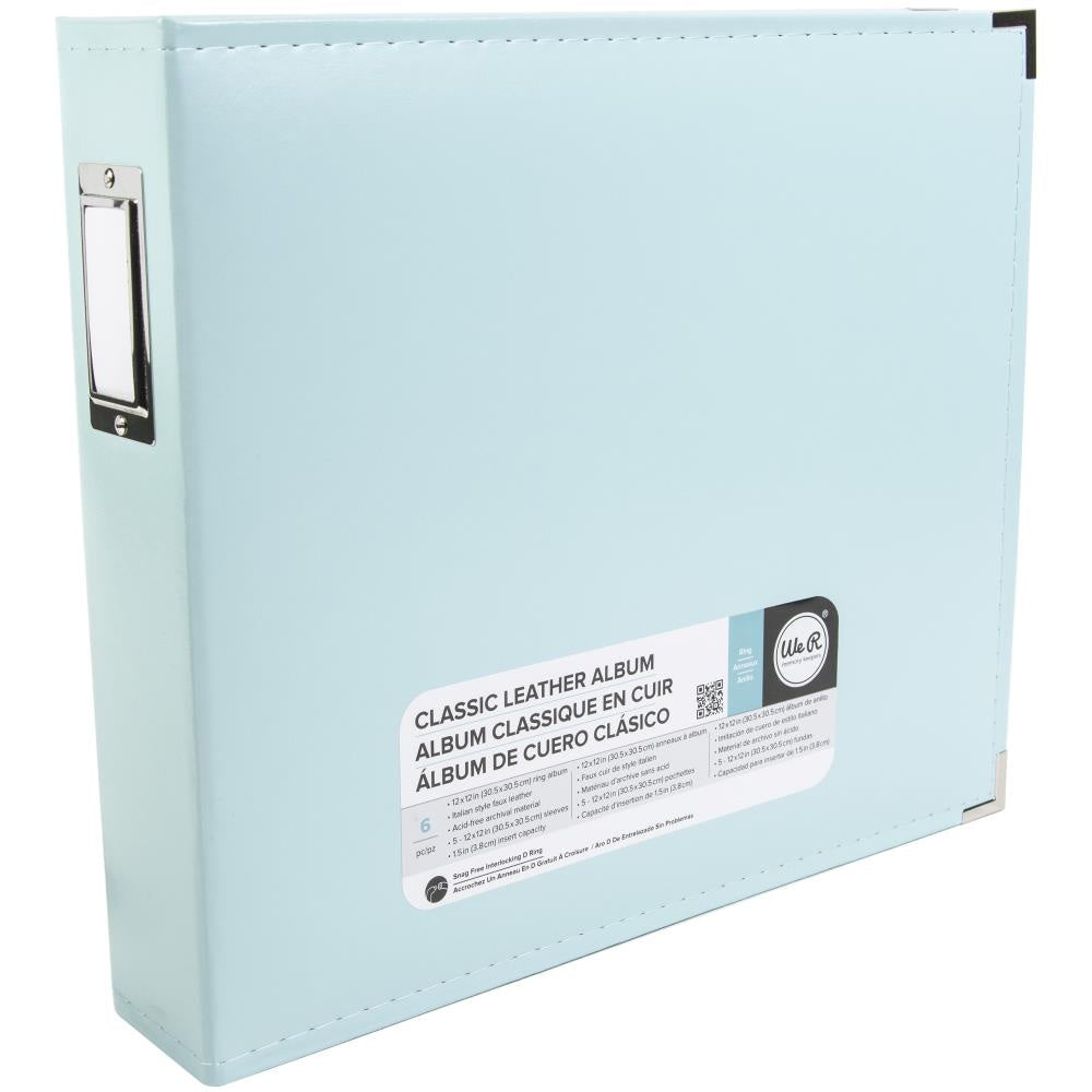 We R Memory Keepers - Classic Leather 3 Ring 12x12 Binder Album - Mint ...